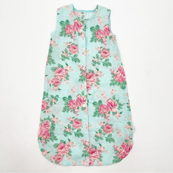 Mud Pie | Pajamas | New Mud Pie Sleep Sack Garden Party Blue Floral ...